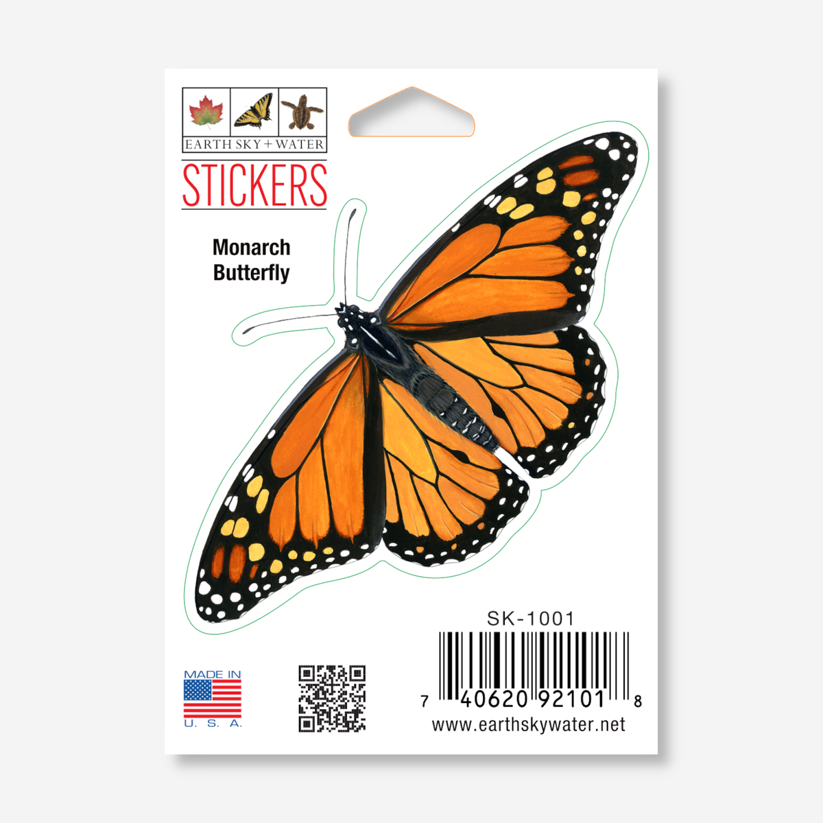 Monarch Butterfly Nature Sticker – Woodford Cedar Run Wildlife Refuge