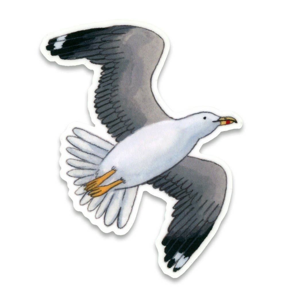 Gull Sticker – Woodford Cedar Run Wildlife Refuge