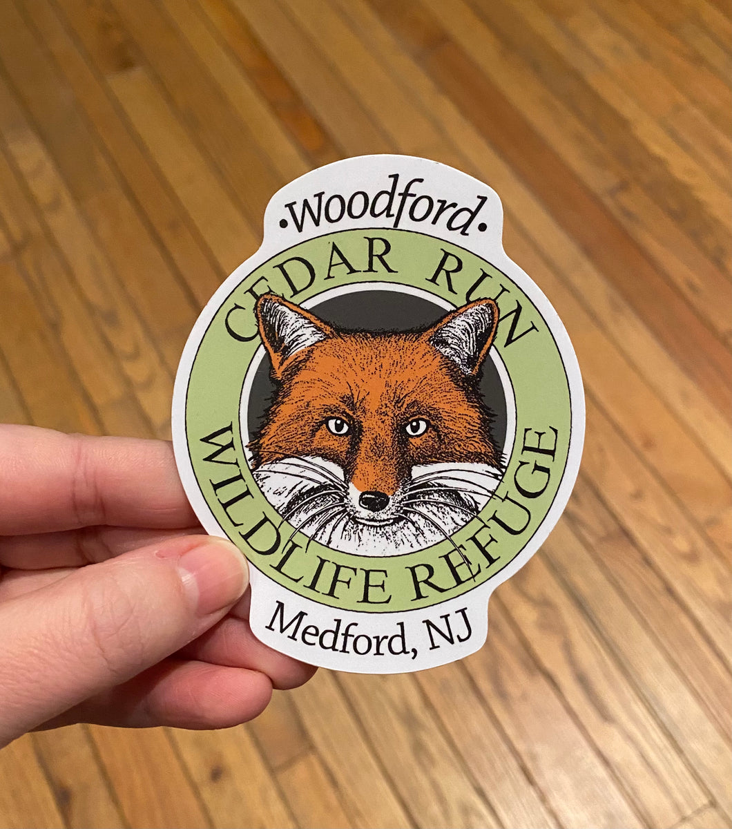 Large Die-Cut Logo Sticker – Woodford Cedar Run Wildlife Refuge
